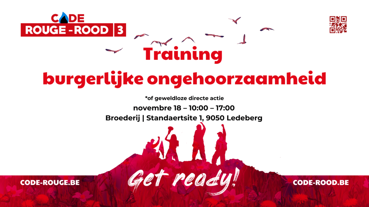 Actie training Gent (NL/EN) - Code Rouge/Rood